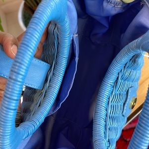 Bags | Matilda Blue Handbag | Poshmark